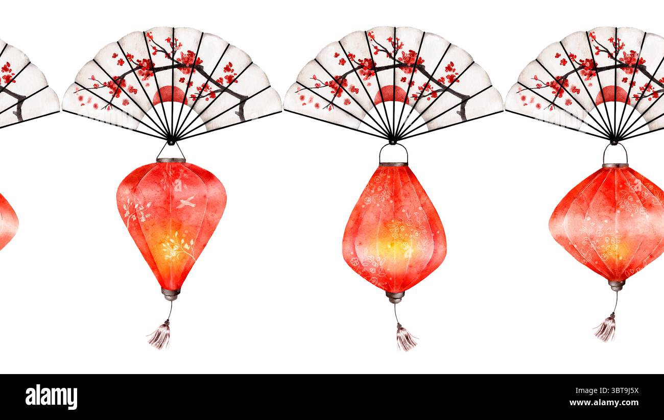 Red chinese lamp in Cut Out Stock Images & Pictures - Alamy