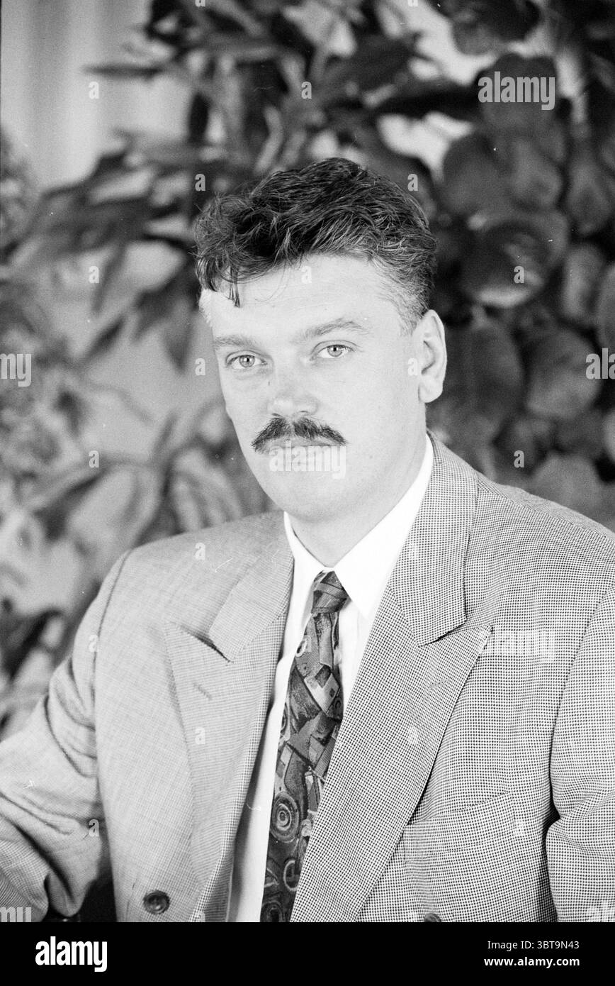 Portrait of a man with a moustache approximately 35 years old, Whizgle ...