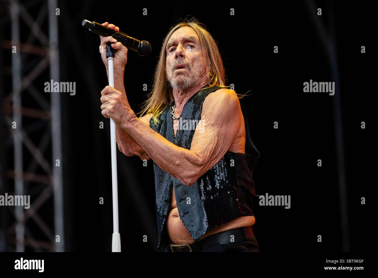 Trencin, Slovakia. 12th July, 2025. American singer and musician James ...
