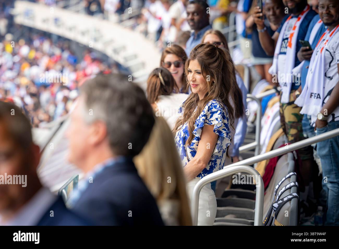 Department of Homeland Security (DHS) Secretary Kristi Noem attends the ...