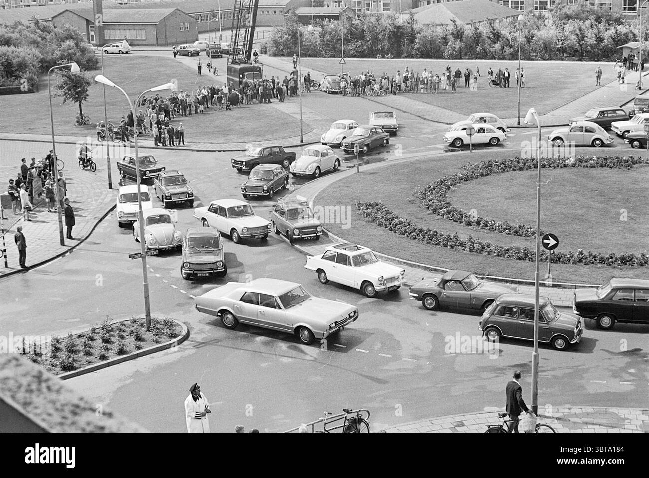 Traffic jam on a roundabout., Whizgle News, Dutch Desk, The Netherlands ...