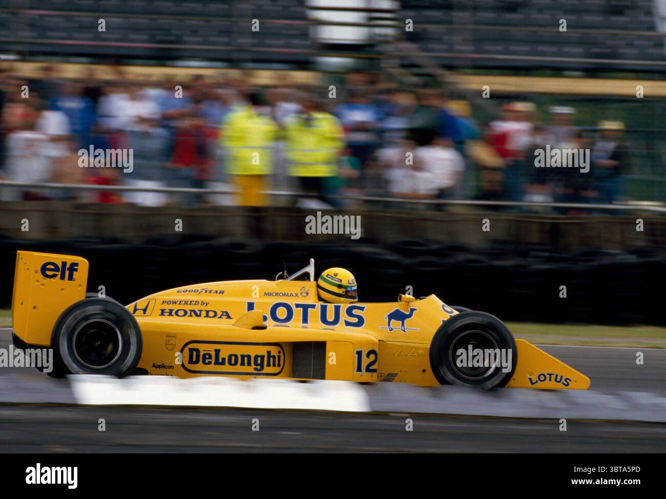 1987 Ayrton Senna - Camel Honda Team Lotus - Lotus 99T - British Grand ...