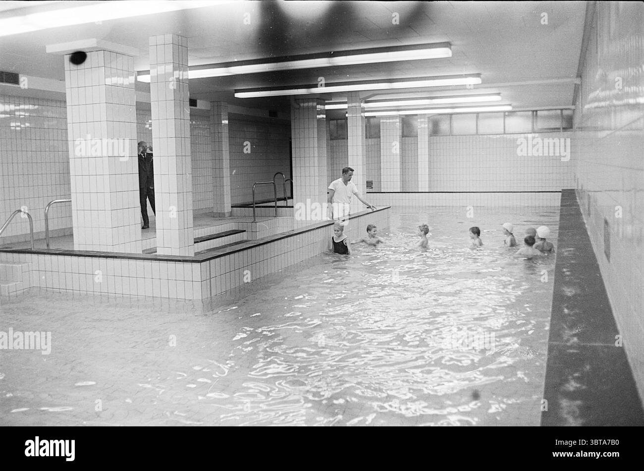 Calm shallow water reflects Black and White Stock Photos & Images - Alamy