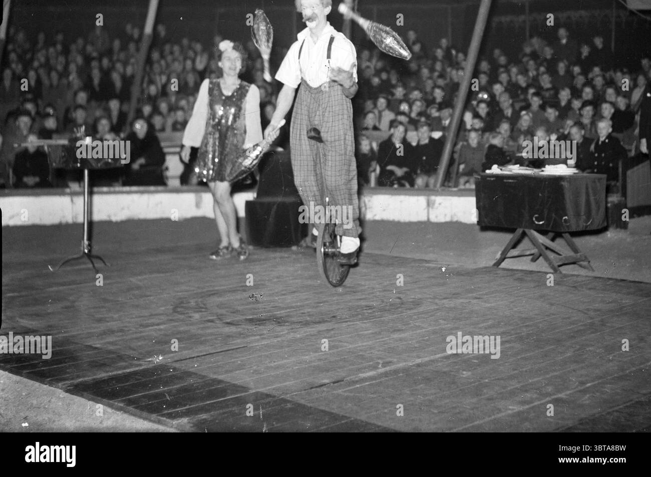 1950s circus costume Black and White Stock Photos & Images - Alamy