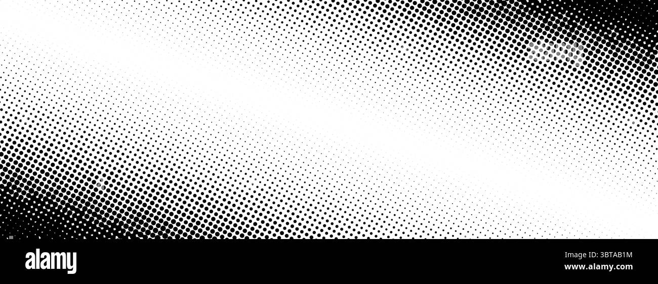 Grunge halftone gradient texture. Black pixel distress backdrop ...