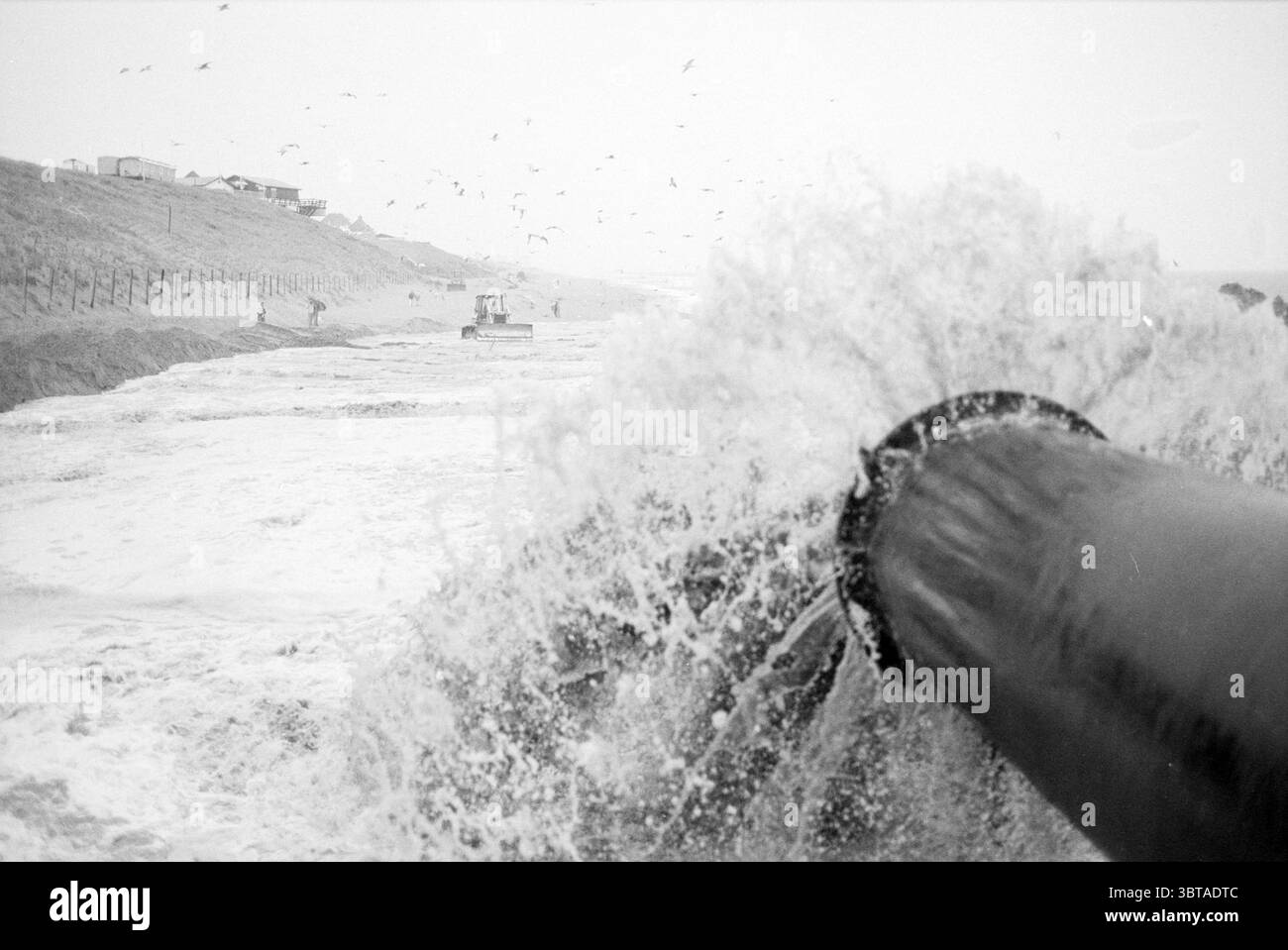 Small waves on black Black and White Stock Photos & Images - Alamy