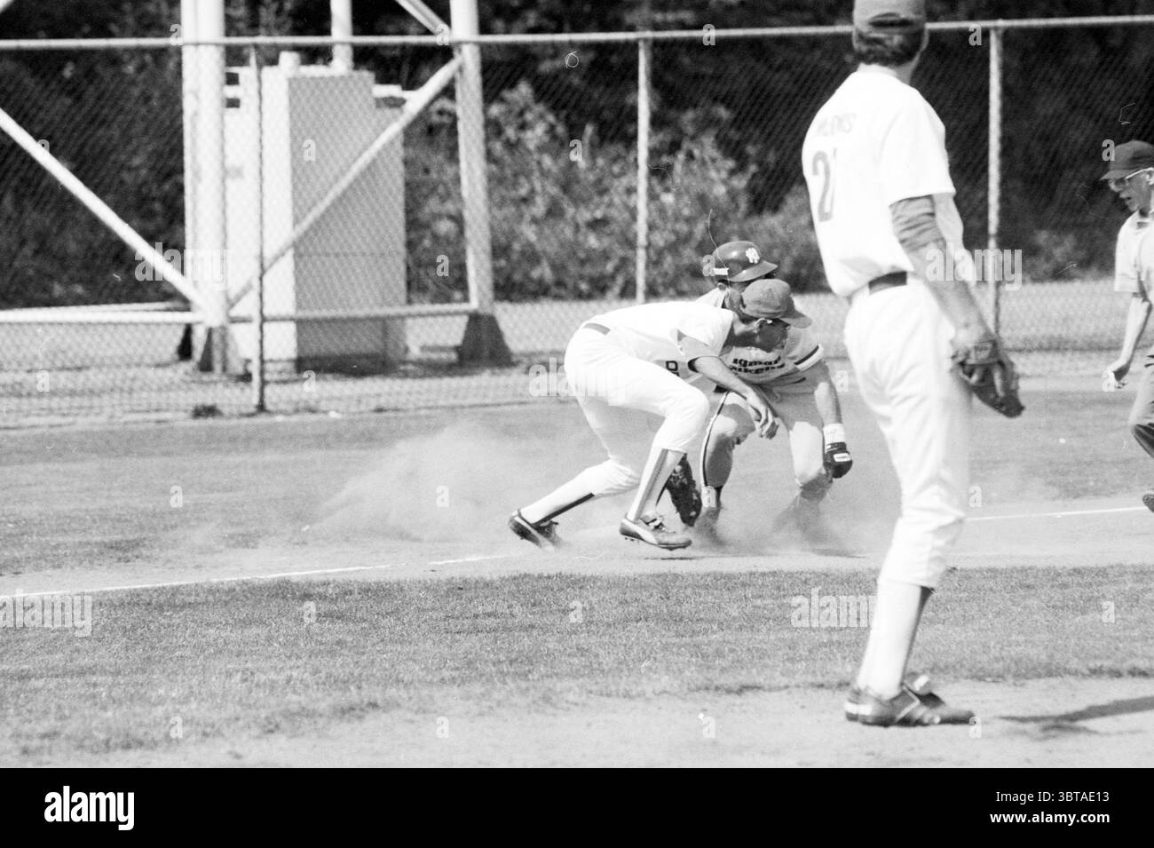 Helmet on grass in Black and White Stock Photos & Images - Alamy