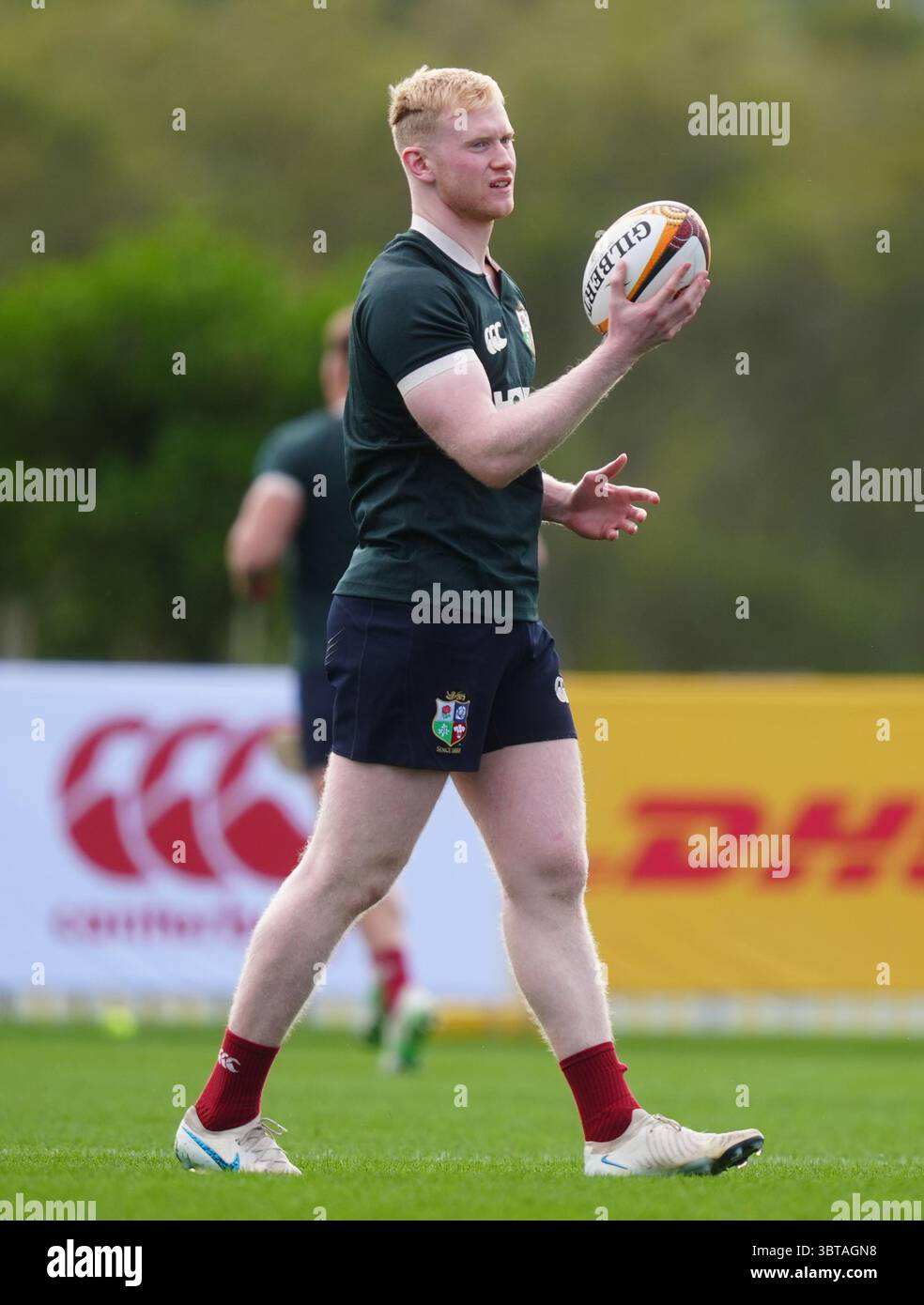 British and Irish Lions Jamie Osborne during a training session at ...