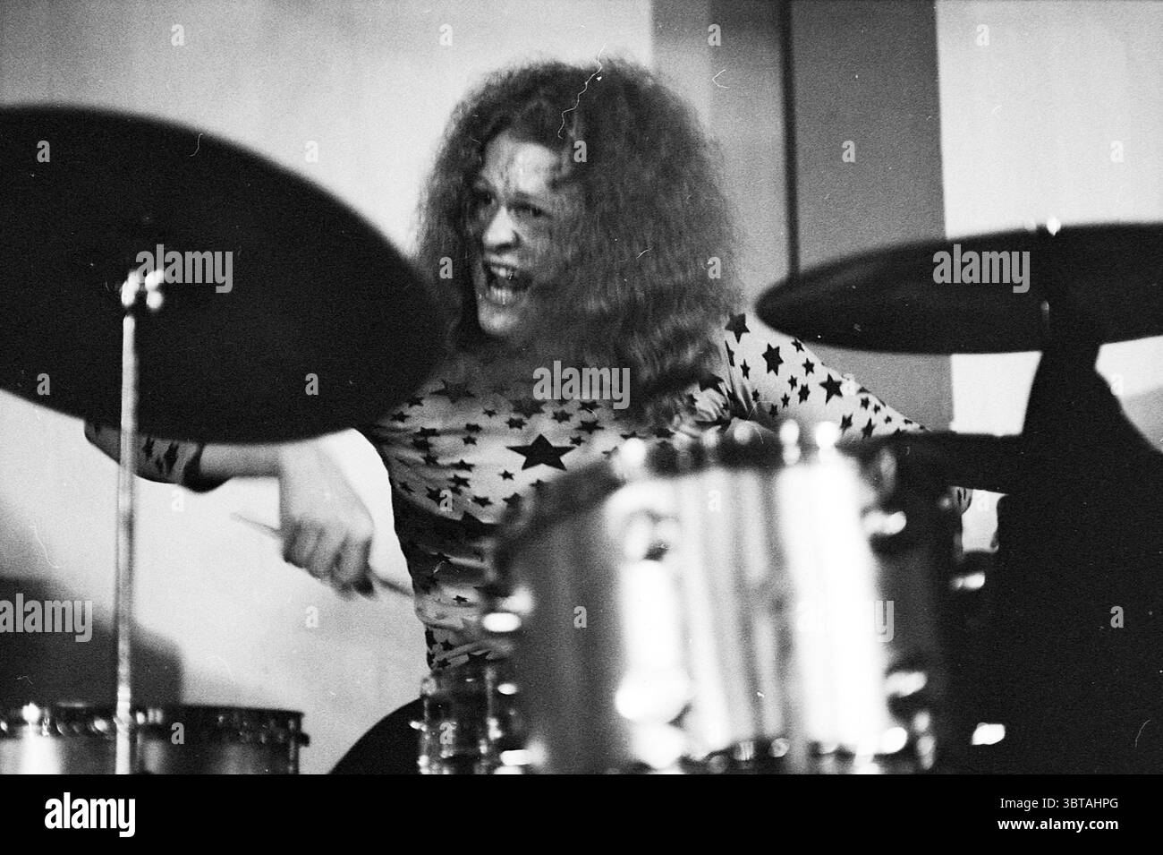 Drummer fully engaged hi-res stock photography and images - Alamy