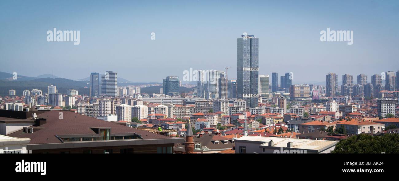 Overview of Istanbul featuring a mix of traditional and contemporary ...