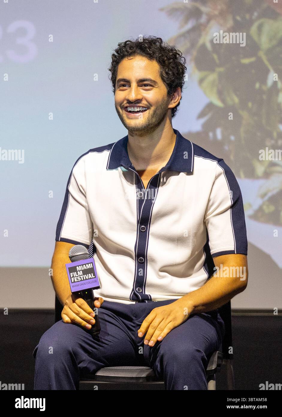MIAMI, FL-JULY 14: Actor Enrique Arrizon is seen during Miami Film ...