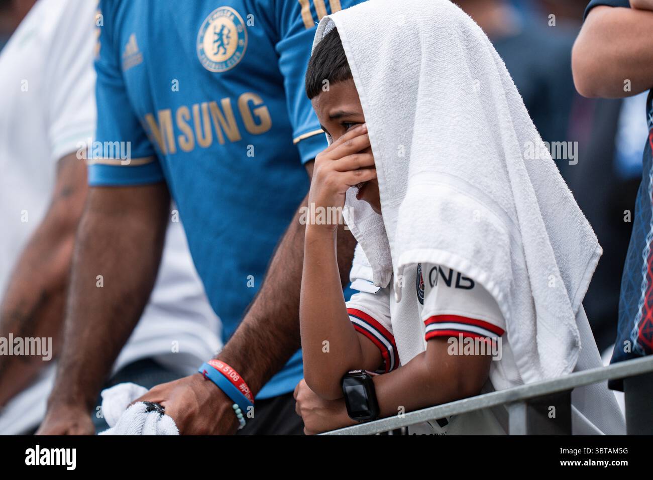 Paris Saint-Germain fans reacts after losing the 2025 FIFA Club World ...