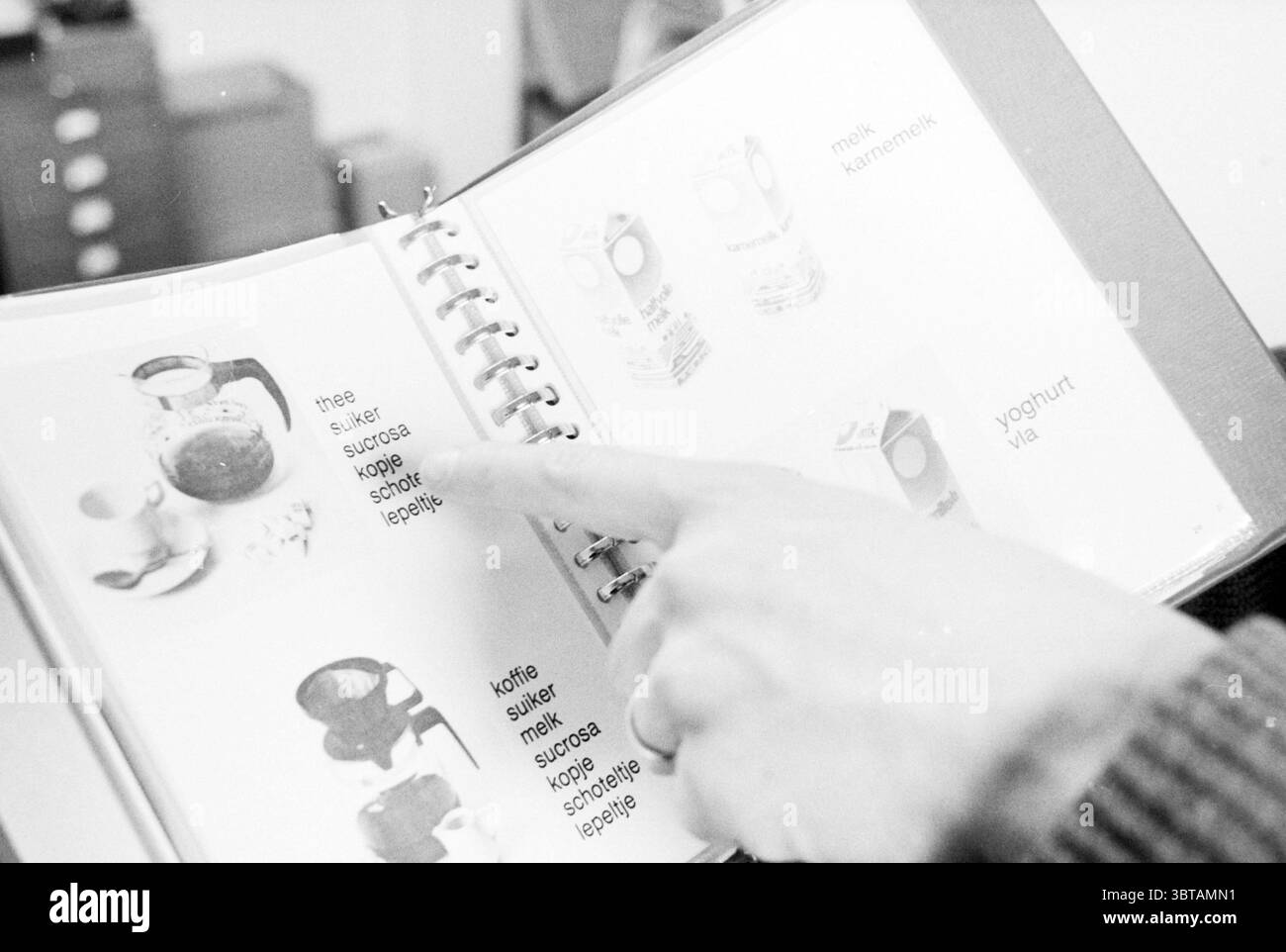 Background blurred cafe on Black and White Stock Photos & Images - Alamy