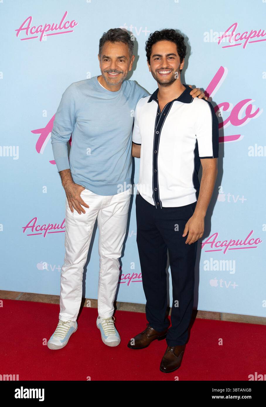 MIAMI, FL-JULY 14: Actors Eugenio Derbez and Enrique Arrizon are seen ...