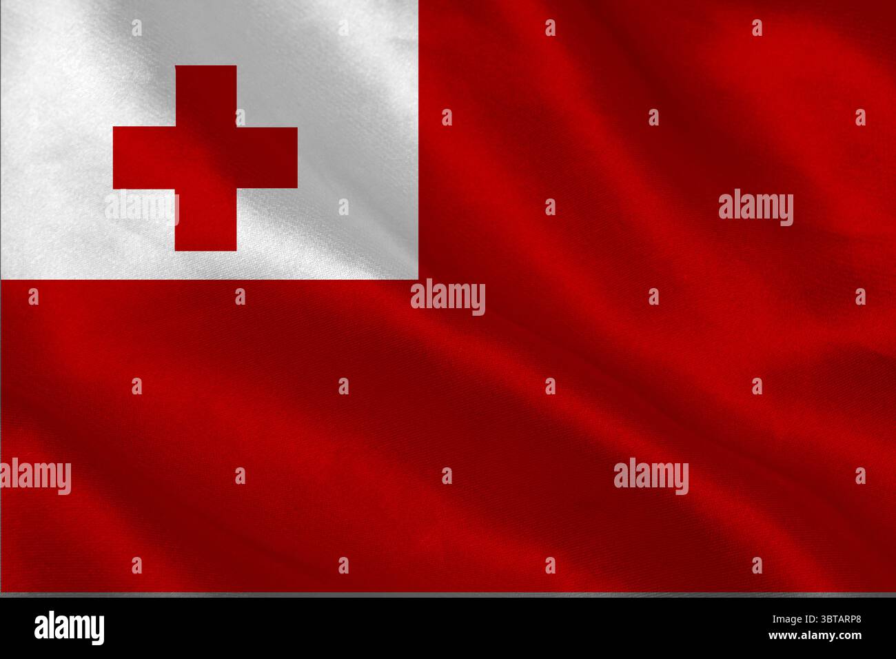 Close-up of Tongan flag against white background Stock Photo - Alamy