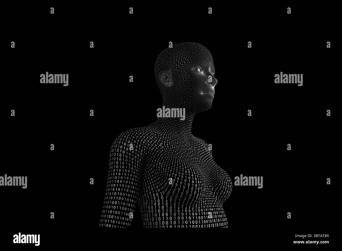 Computer female Black and White Stock Photos & Images - Alamy