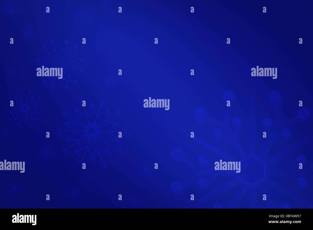Simple elegant blue snowflake hi-res stock photography and images - Alamy