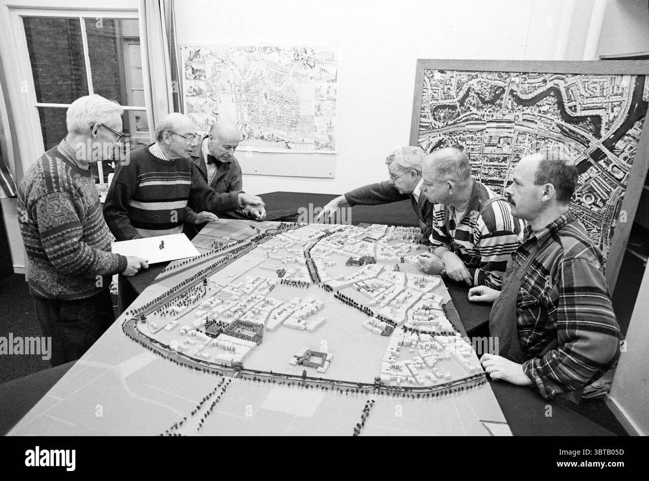 Model old H'lem ABC, Whizgle News, Dutch Desk, The Netherlands, 1950 - 2000 on 26-01-1994. The ...