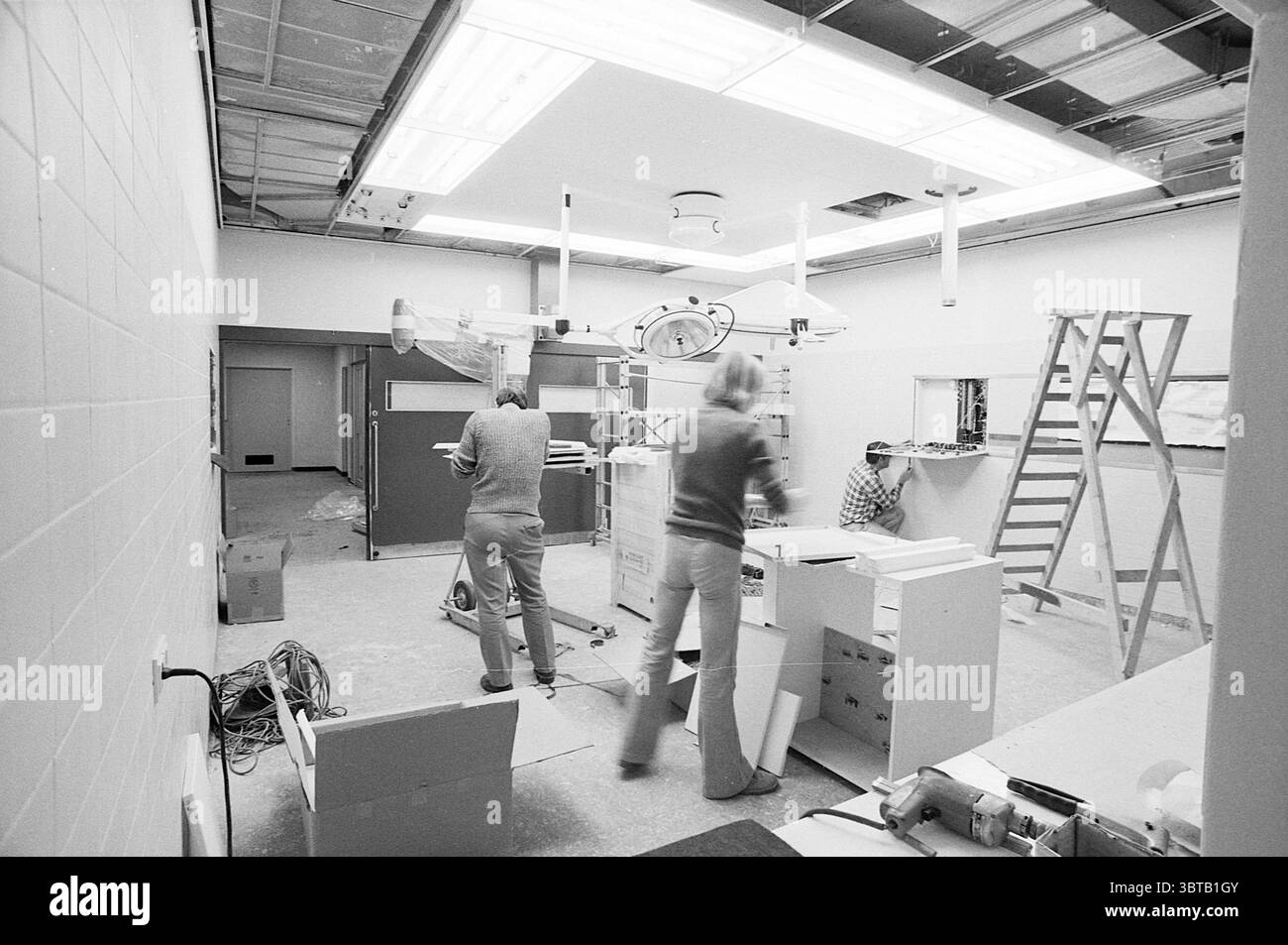 Hospital bright ceiling Black and White Stock Photos & Images - Alamy