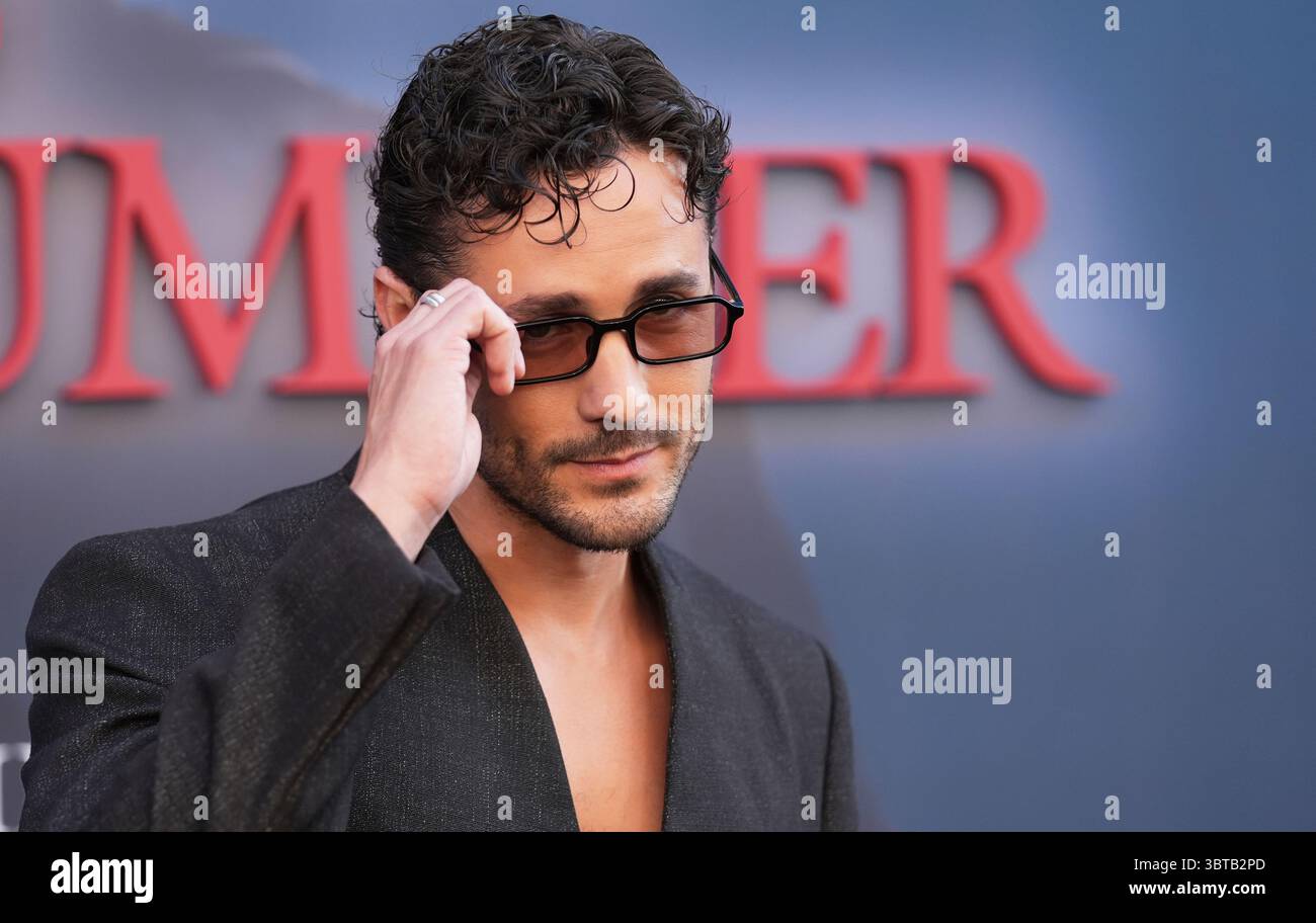 Jonah Hauer-King arrives at the premiere of the film "I Know What You Did Last Summer" at The ...