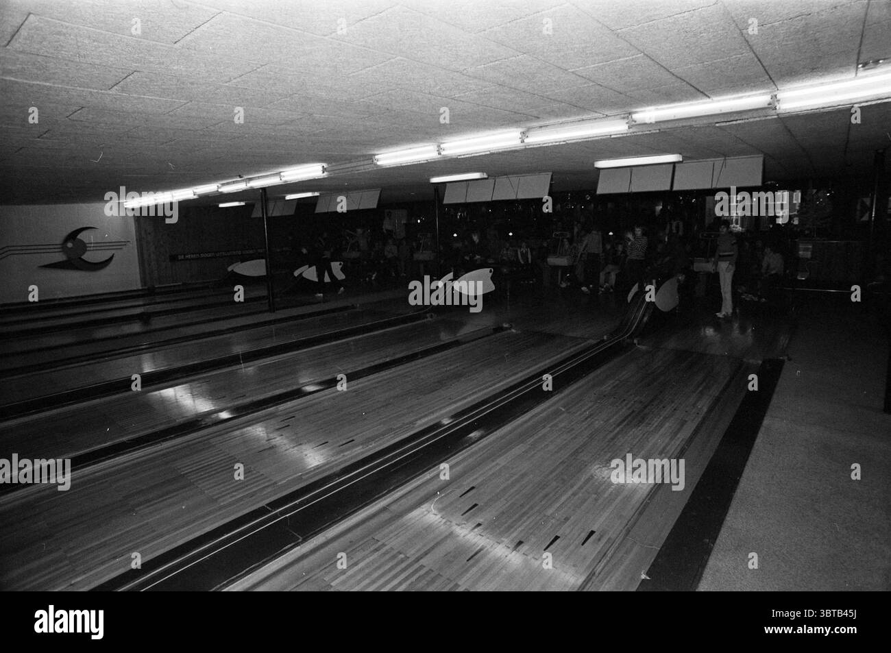 Bowling competition., Whizgle News, Dutch Desk, The Netherlands, 1950 ...