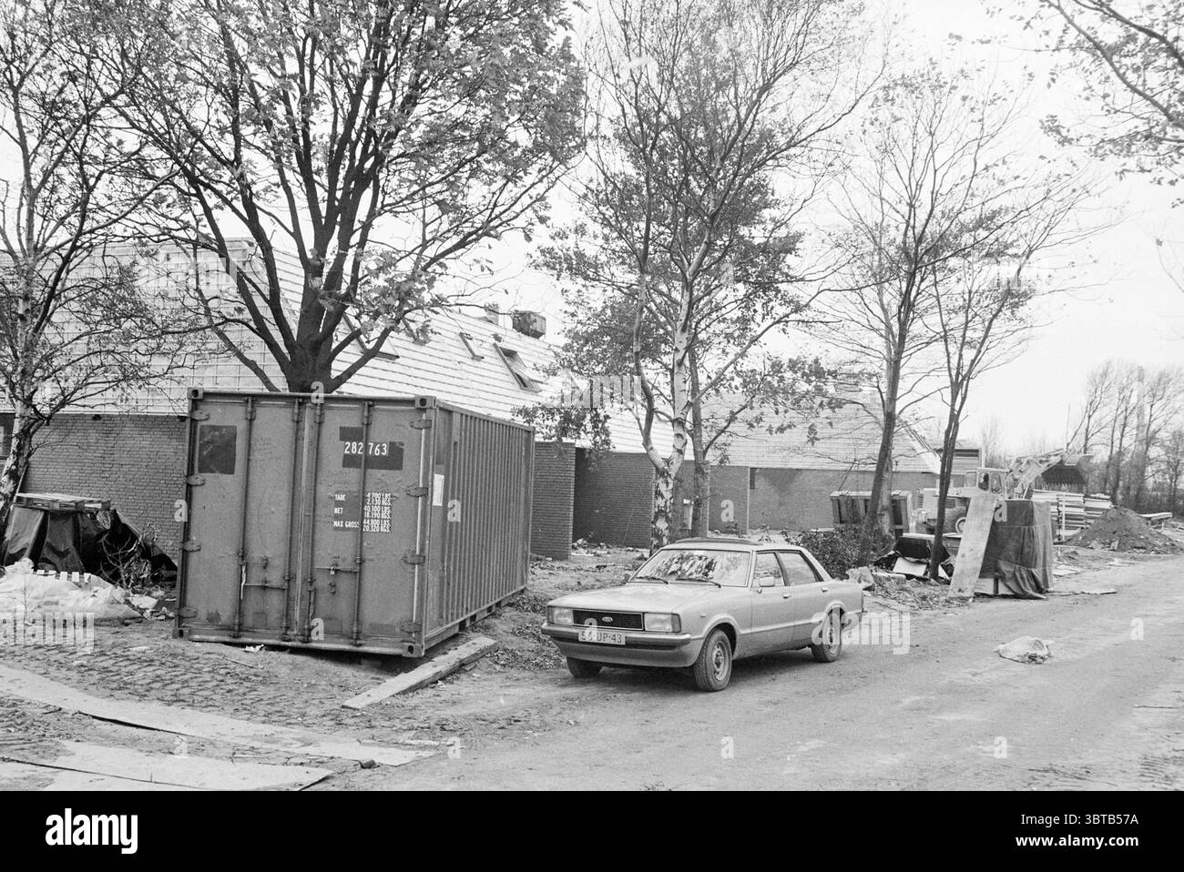 Shipping container sits prominently hi-res stock photography and images ...