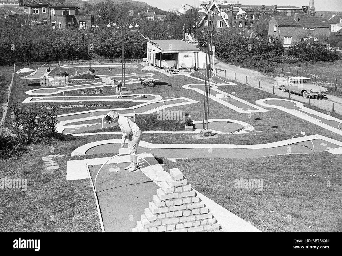 Golfing facilities Black and White Stock Photos & Images - Alamy