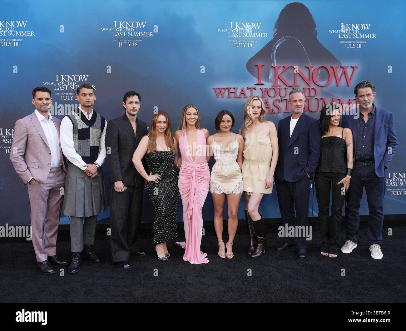 Los Angeles, USA. 14th July, 2025. (L-R) I KNOW WHAT YOU DID LAST ...