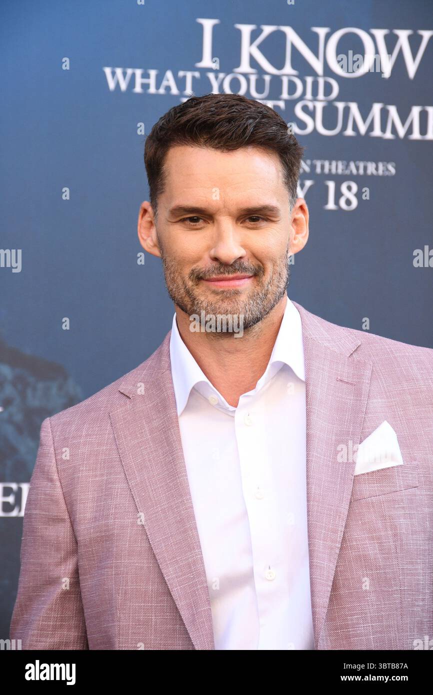 Los Angeles, California, USA 14th July 2025 Actor Austin Nichols ...