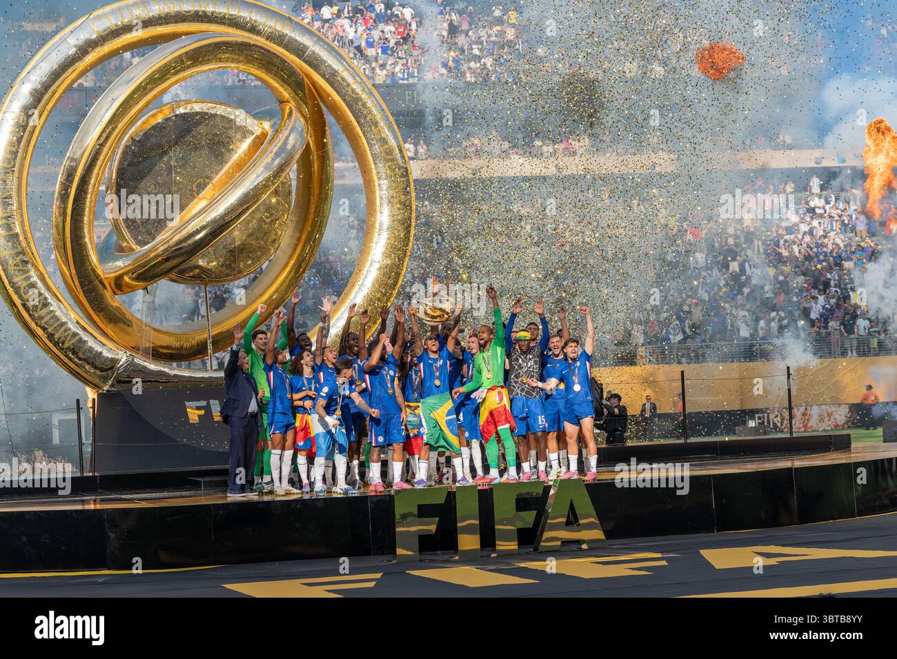 Chelsea FC players celebrate after FIFA Club World Cup 2025: Chelsea FC ...