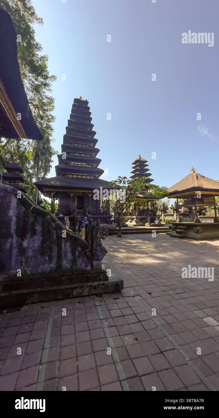 Hindu culture on display the the famous traditional Bat temple Stock ...