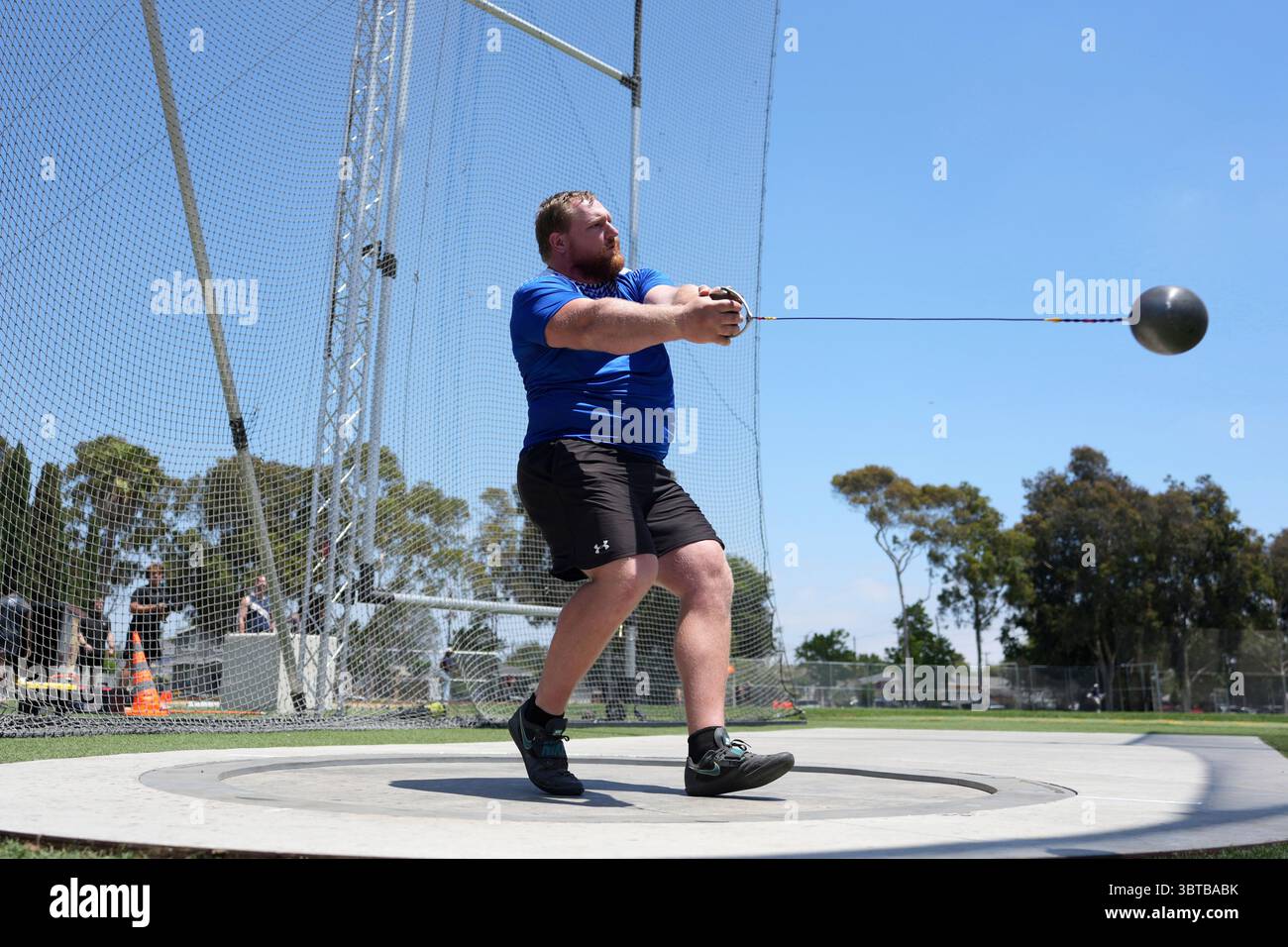Jordan Geist (USA) places sixth in the hammer at 240-4 (73.26m) at the ...
