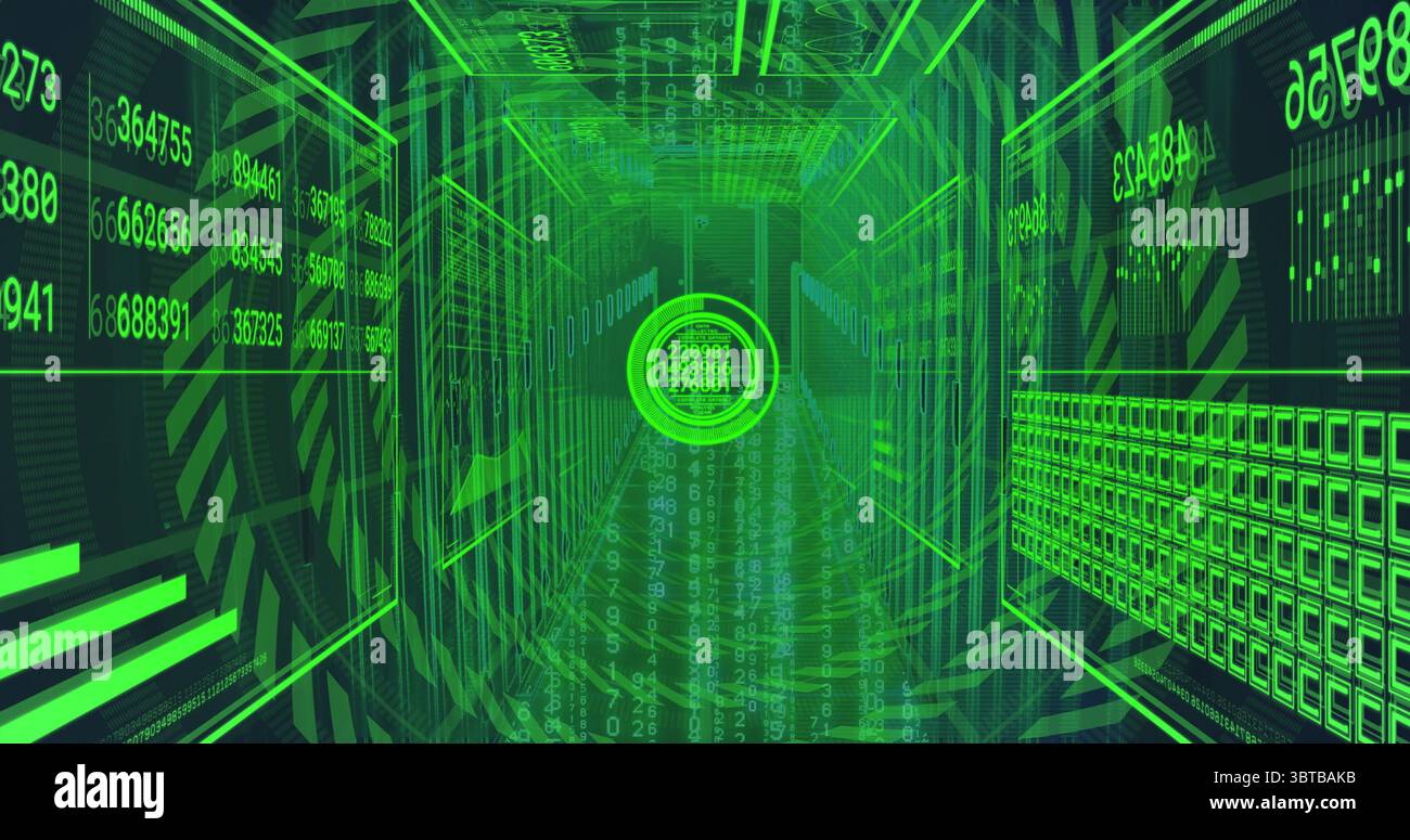 Streaming central data corridor hi-res stock photography and images - Alamy