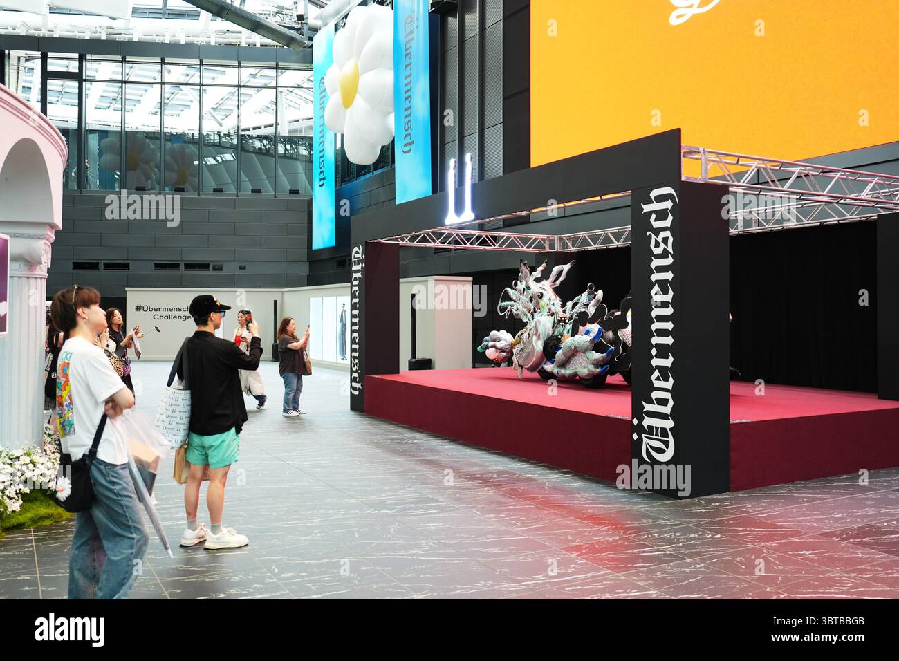 "G-Dragon Media Exhibition: bermensch" in Shinjuku, Tokyo, Japan, July 14, 2025. The immersive ...