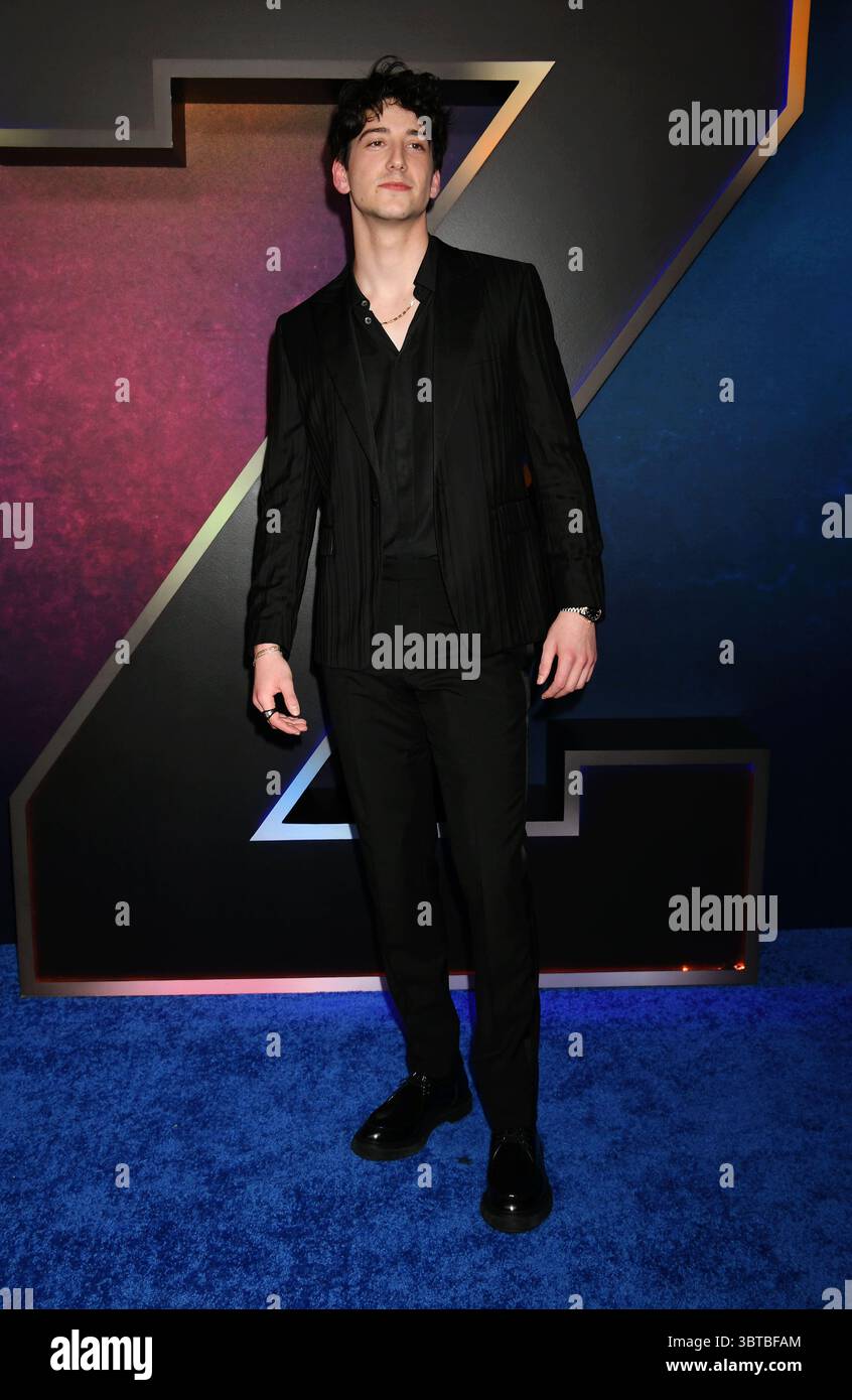 LOS ANGELES, CALIFORNIA - JULY 08: Milo Manheim arrives at the world ...
