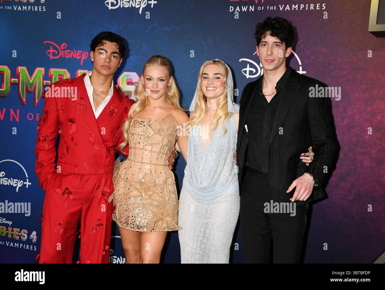 LOS ANGELES, CALIFORNIA - JULY 08: (L-R) Malachi Barton, Freya Skye ...