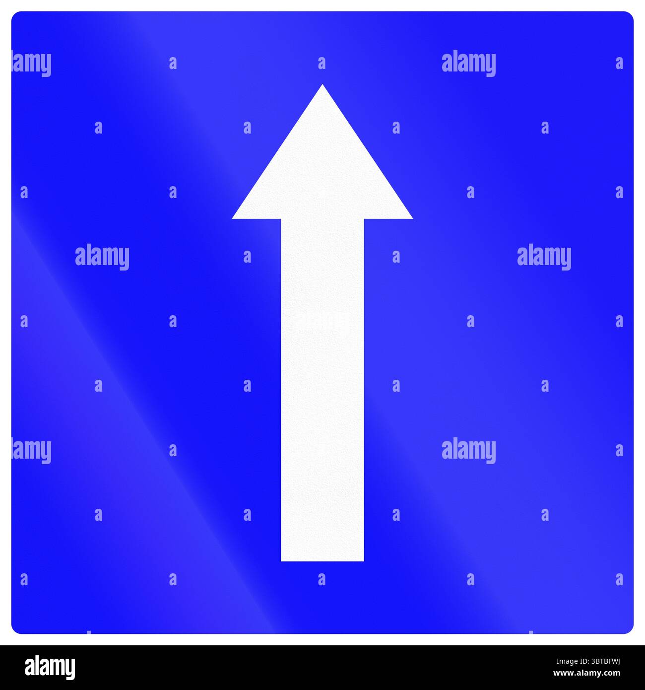 Chinese road sign used in Macau - One-way traffic Stock Photo - Alamy