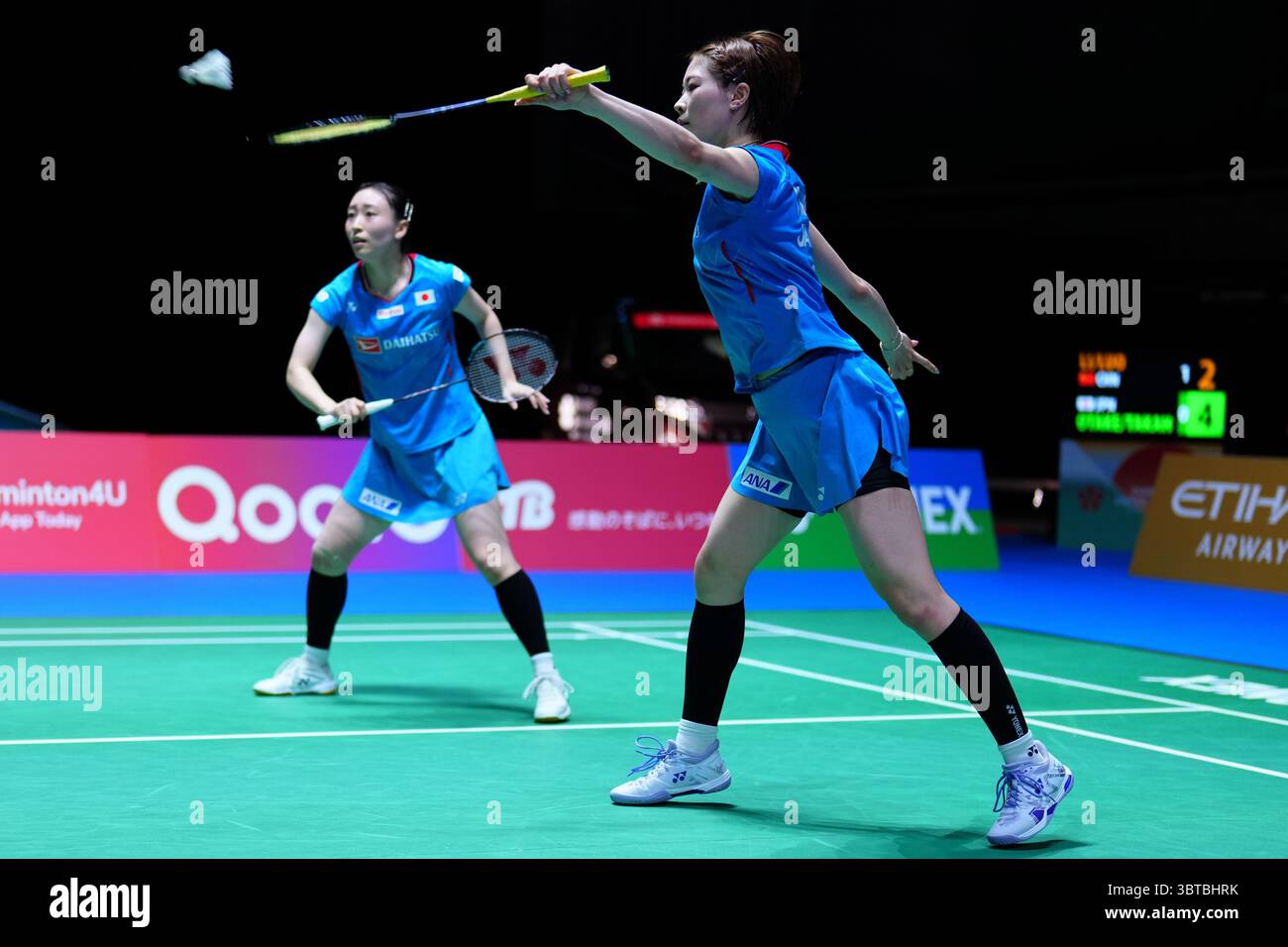 Tokyo, Japan. 15th July, 2025. Otake Mizuki/Takahashi Miyu (R) compete ...