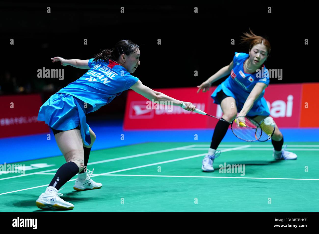 Tokyo, Japan. 15th July, 2025. Otake Mizuki (L)/Takahashi Miyu compete during the women's ...