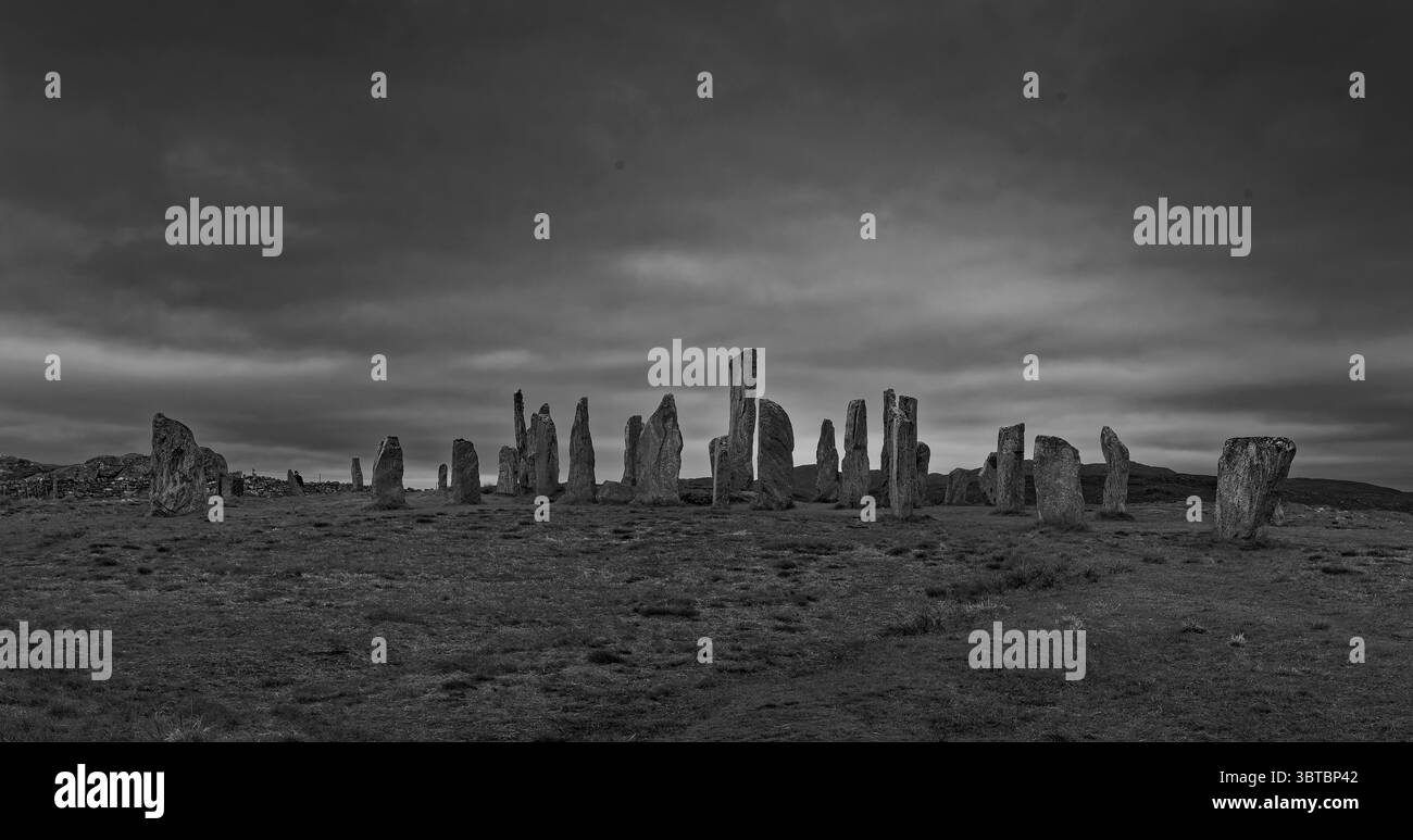 Callanish Standing Stones, Isle of Lewis, Western Isles, Scotland Stock ...