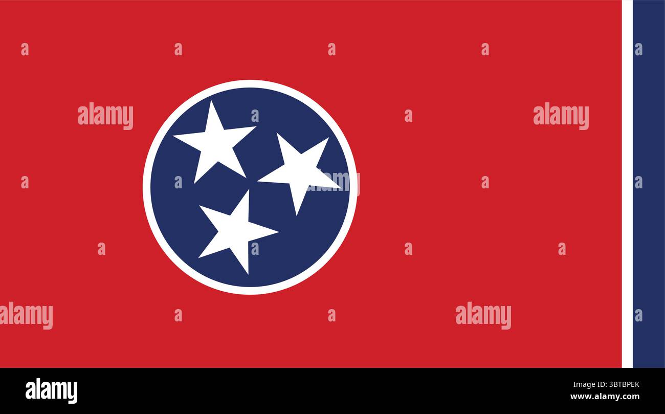National flag of Tennessee Stock Vector Image & Art - Alamy