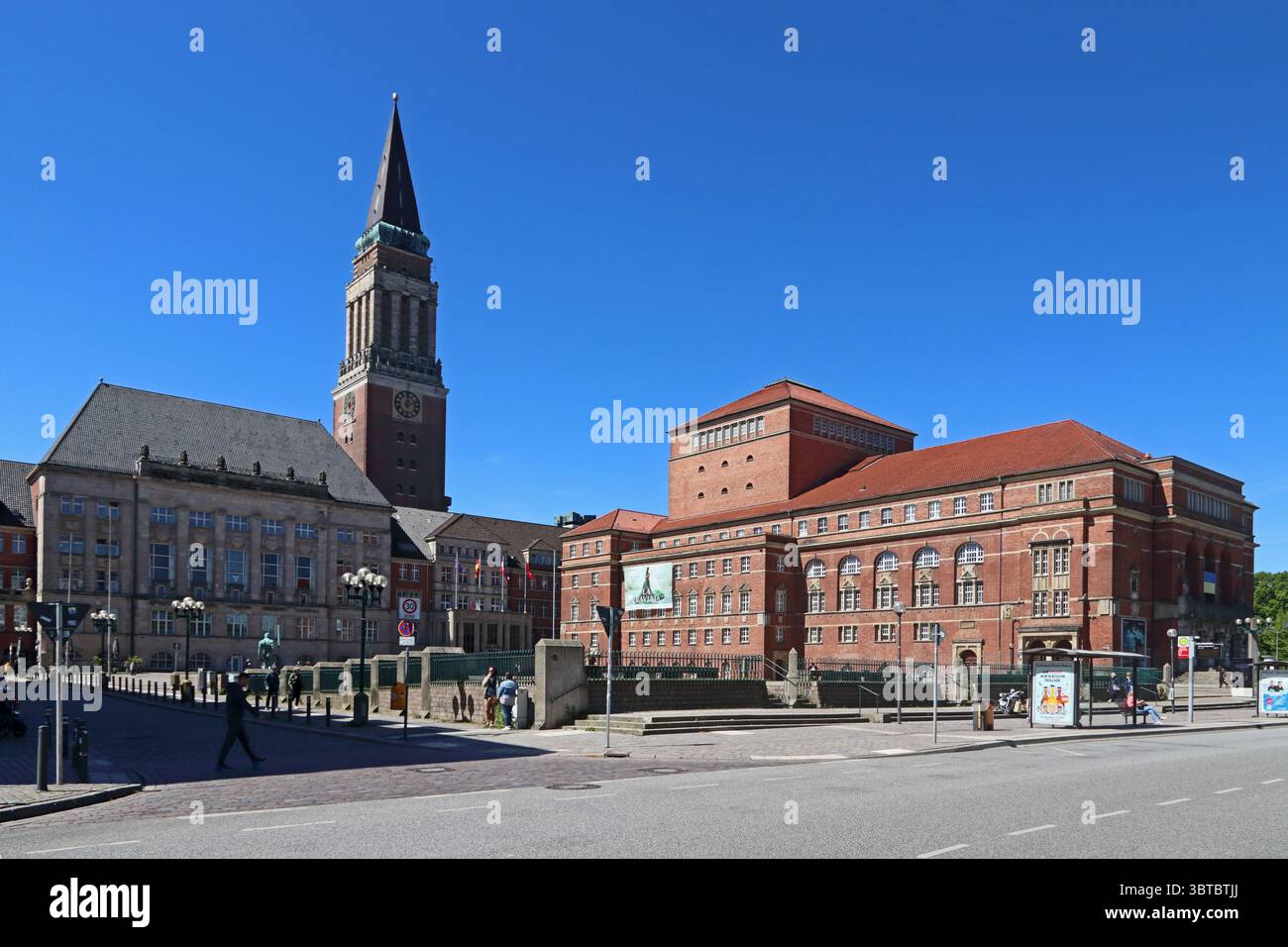 Town Hall and Opera House, Kiel Stock Photo - Alamy