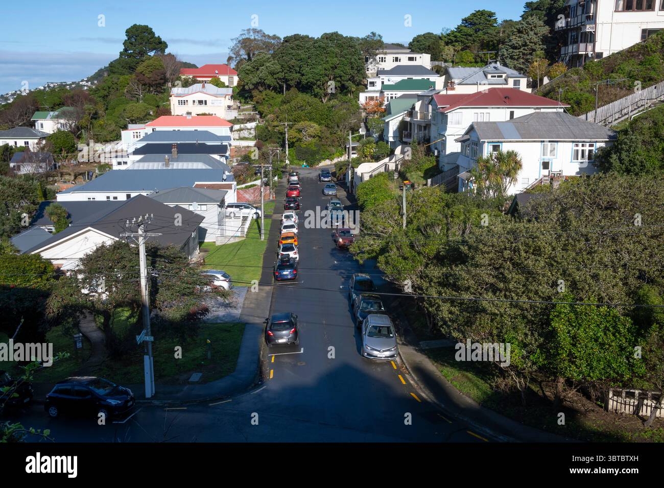 Suburban Street, Hinau Road, Hataitai, Wellington, North Island, New ...