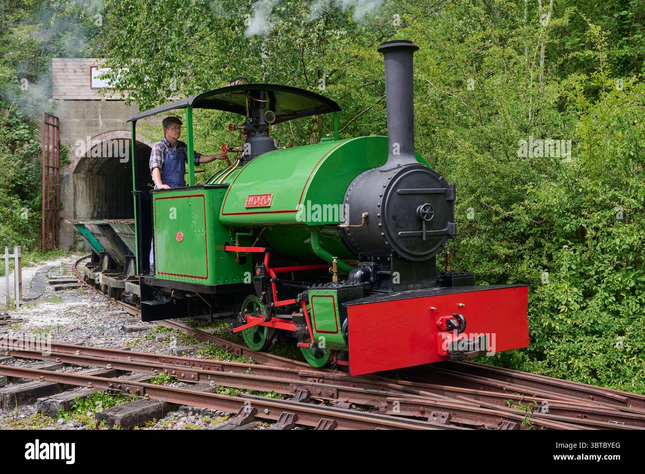 Narrow Gauge steam at Amberley Chalk Pits Stock Photo - Alamy
