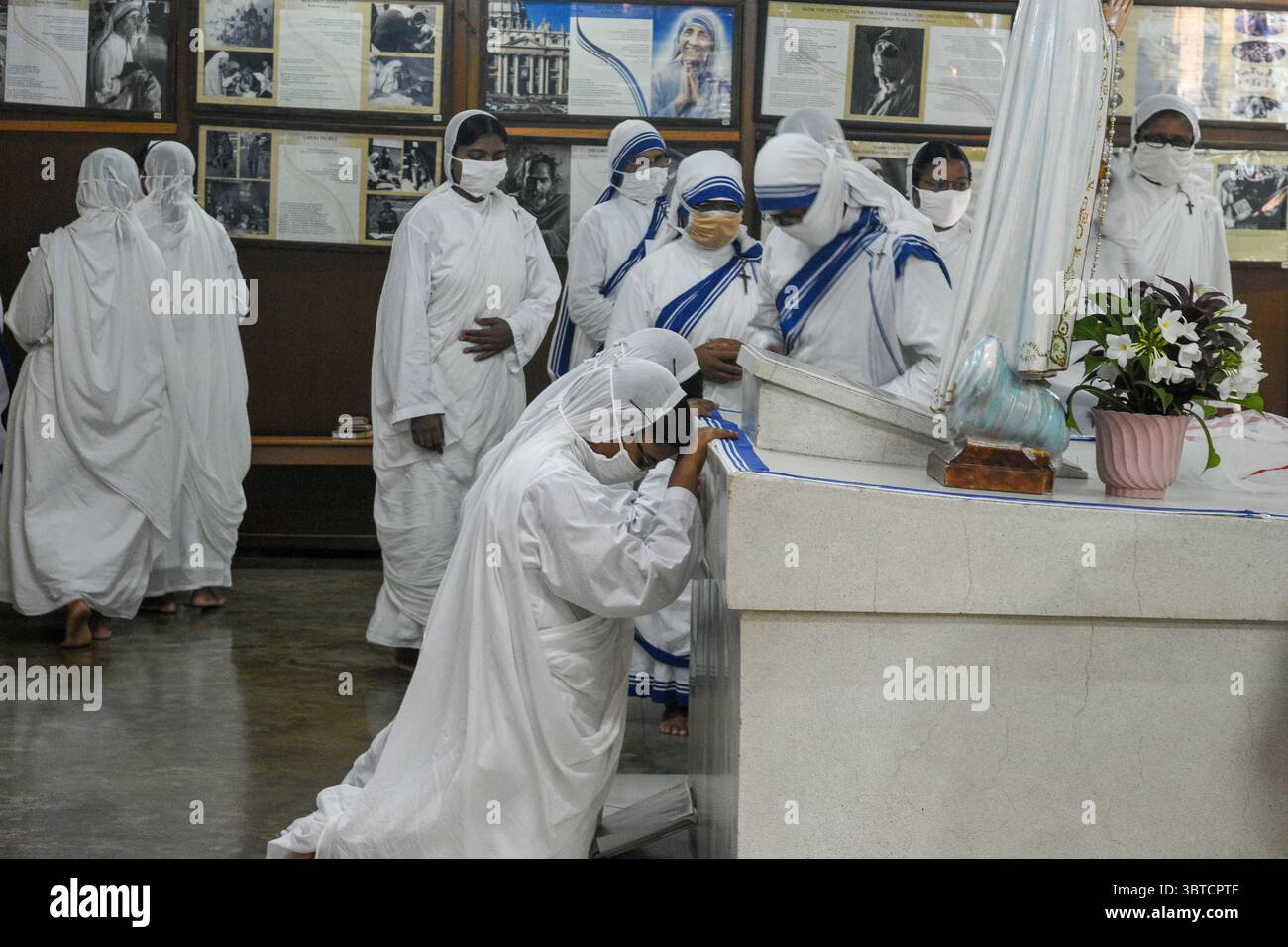 September 5, 2020, Kolkata, West Bengal, India: Nuns of Missonaries of ...
