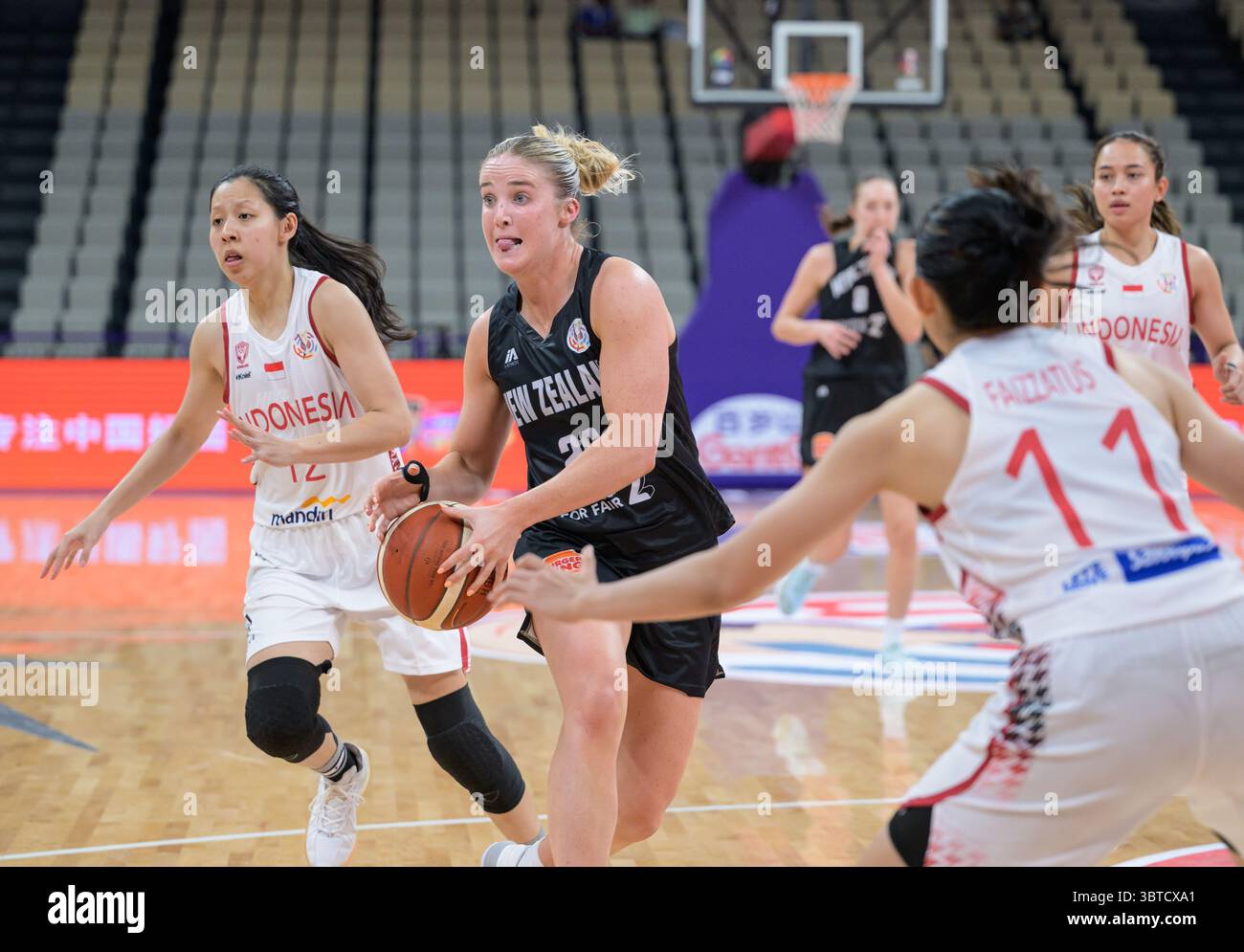 June 15, 2025, Shenzhen, Guangdong Province, China: FIBA Womens Asia Cup China 2025 Indonesia vs ...