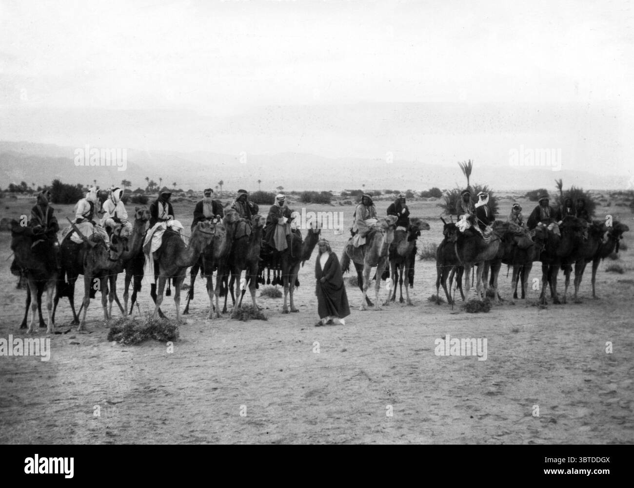 Colonel T E Lawrence, and his bodyguard, Akaba, Jordan Summer 1918 ...