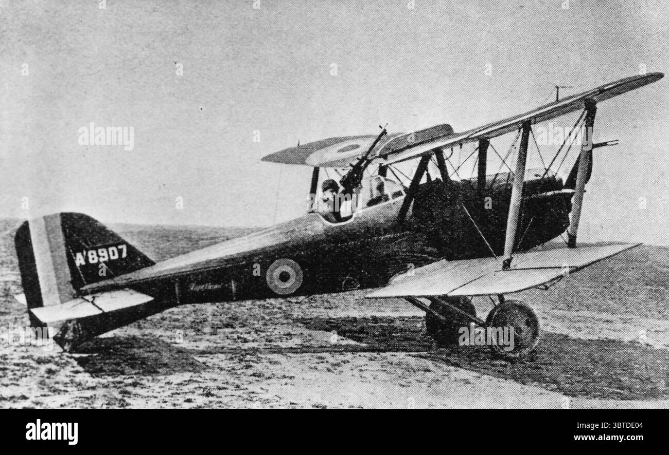 Captain Albert Ball in his SE5 Stock Photo - Alamy