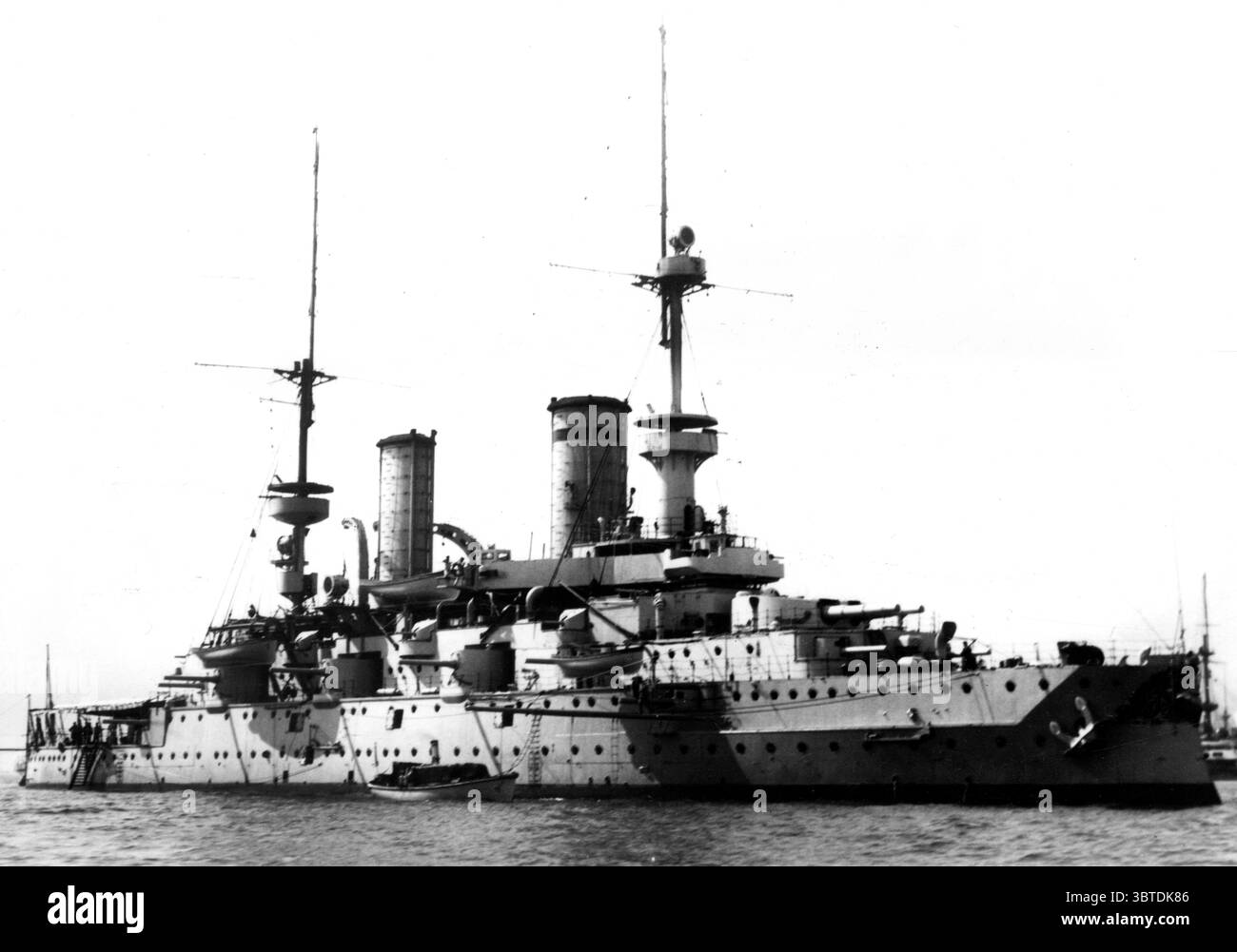 German Battleship , Kaiser Frederick III . 1914 - 1918 Stock Photo - Alamy