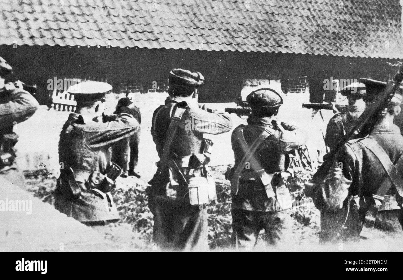 Execution of a German spy by the British in Flanders Stock Photo - Alamy